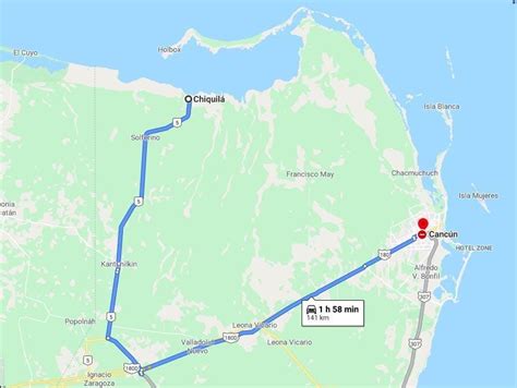 Isla Holbox Maps Maps