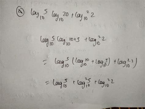 Express The Log A C B In Terms Of Log A Log B And Log C