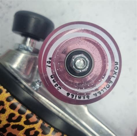 Moxi Jungle Leopard Roller Skates Lucky Skates Lucky Skates Pty Ltd