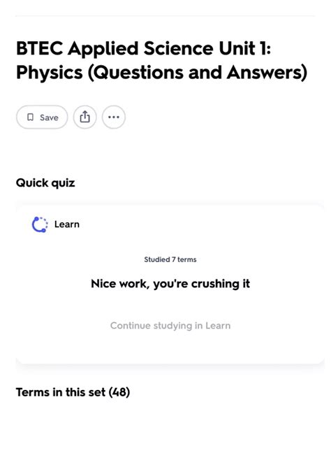 Btec Applied Science Unit 1 Physics Questions And Answers Btec Applied Science Unit 1