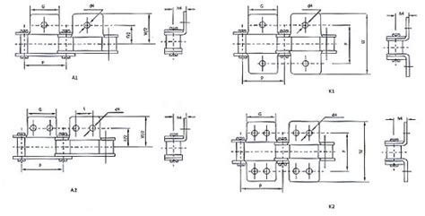 Complete List Of Chain Specifications And Dimensions Gidi Chain