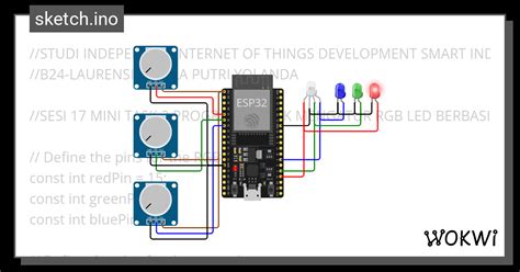 Sesi 17mini Task 2laurensia Della Wokwi Esp32 Stm32 Arduino Simulator