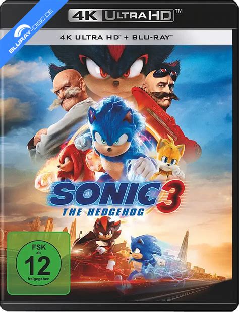 Sonic The Hedgehog 3 4k 4k Uhd Blu Ray Blu Ray Film Details