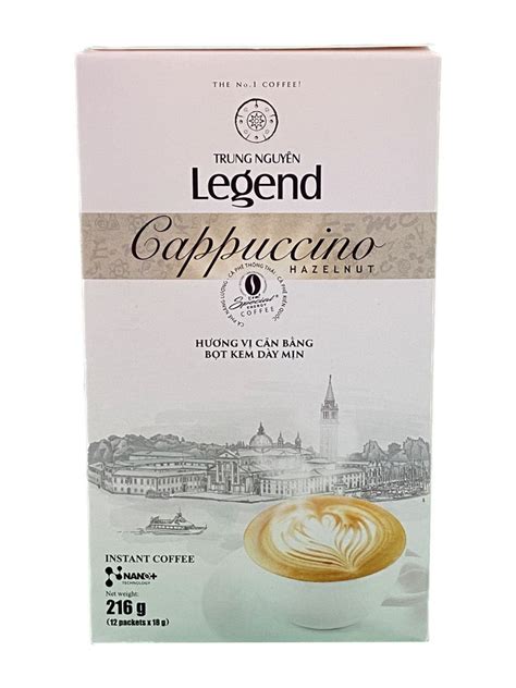 Вьетнамский растворимый кофе Trung Nguyn Legend Cappuccino Hazelnut ...