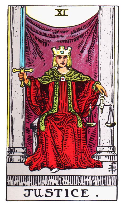 The Justice Tarot Card Meaning In Readings Verdict