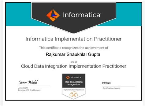 Informatica Partnertraining Infosys Badges Rajkumar Shaukhlal Gupta