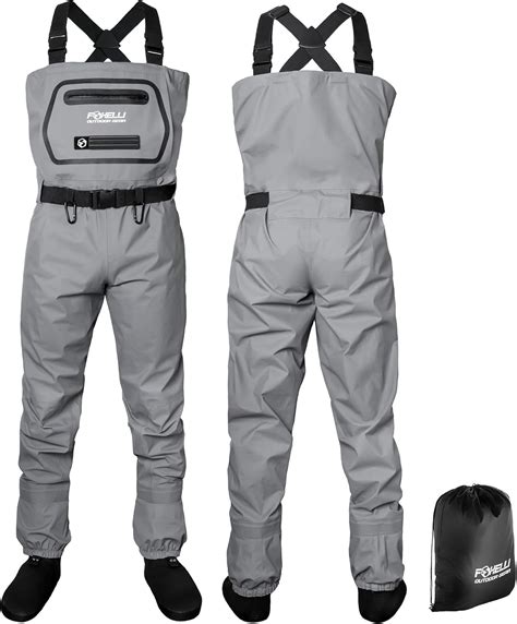 Foxelli Breathable Waders Fly Fishing Waders For Men And Women