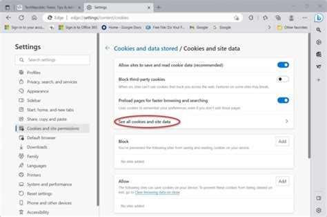 How To Remove Specific Cookies From Microsoft Edge