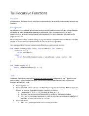 Efficient Tail-Recursive Algorithms for Power, Multiplication, | Course Hero