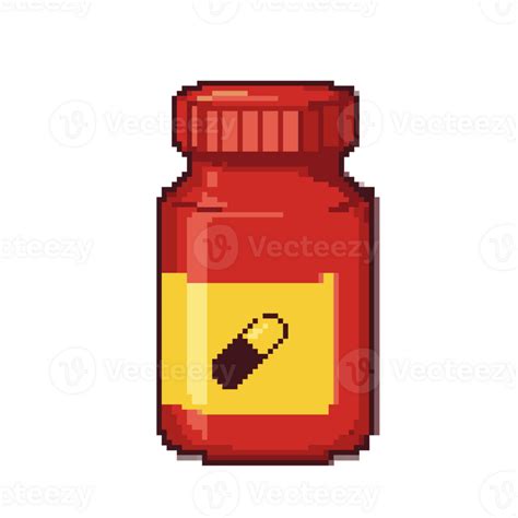 Red Bottle Of Pills Illustration 72638211 Png