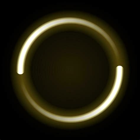 Gold Flowing Lights Circle 36143270 Vector Art At Vecteezy