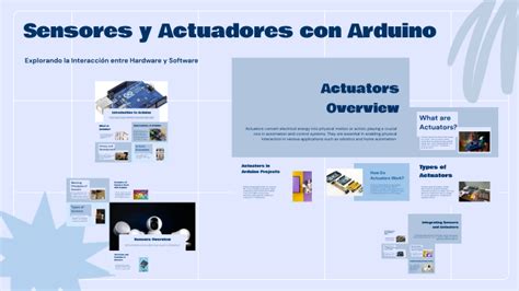Sensores Y Actuadores Con Arduino By Ignacio Romero Torrejon On Prezi