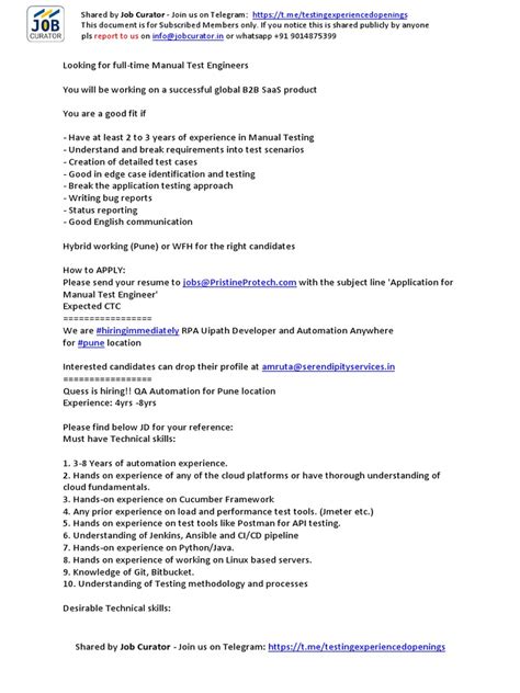 Pune Mumbai Pdf Selenium Software Software Testing