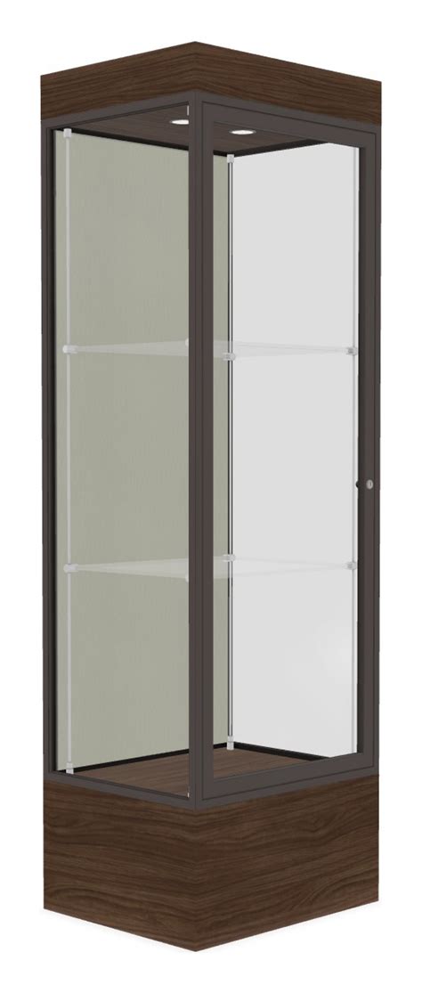 Lighted Display Case With 12 Base 24 X 76 Edge By Ghent