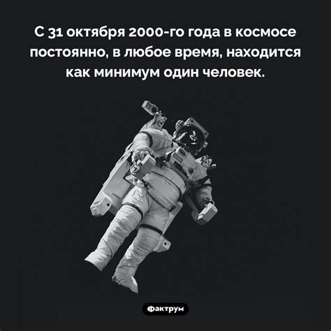 Сколько времени люди пристутствуют в космосе