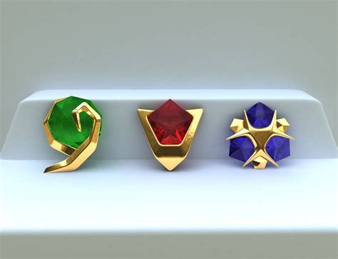 Zelda Spiritual Stones 3d By Iakumu On Deviantart