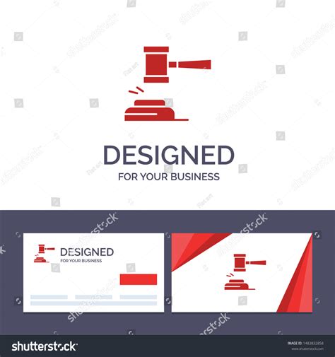 Creative Business Card Logo Template Action Vector De Stock Libre De
