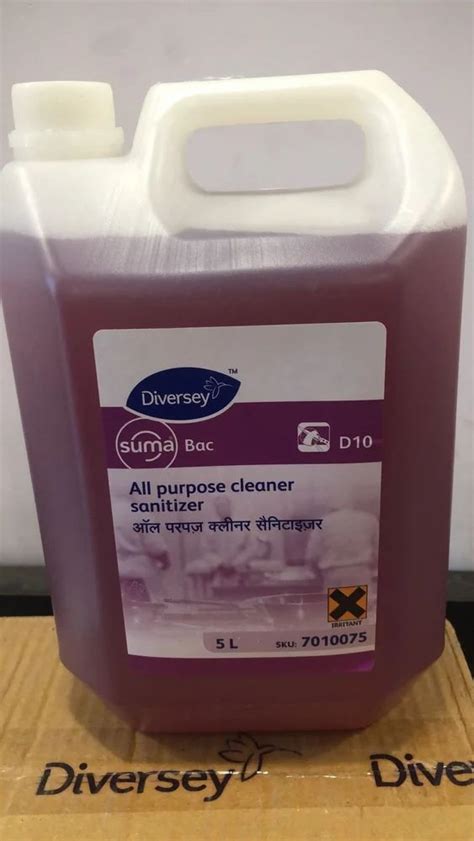 Liquid Diversey Suma Bac D10 For Everywhere Packaging Type Can At