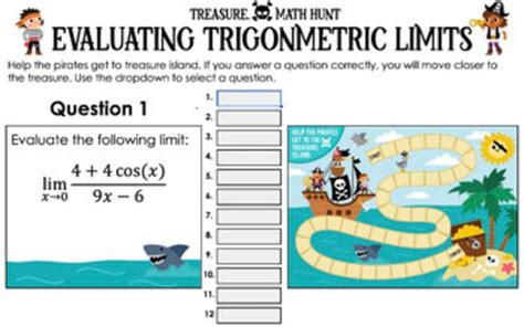 Evaluating Trigonometric Limits With Identities Digital Activity