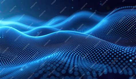 Premium Photo Abstract Digital Waveform Visualization Generate Ai