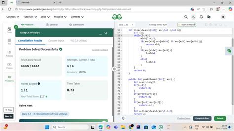 P Bharath Kumar On Linkedin 160daysofproblemsolving Binarysearch Dsa Java Rguktnuzvid