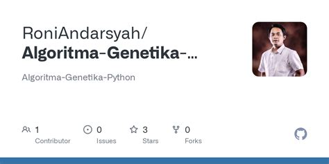 GitHub RoniAndarsyah Algoritma Genetika Python Algoritma Genetika Python