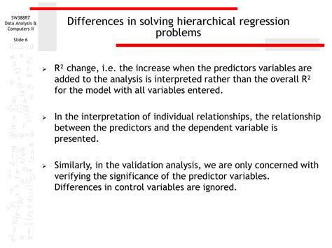 Ppt Hierarchical Multiple Regression Powerpoint Presentation Free Download Id229885