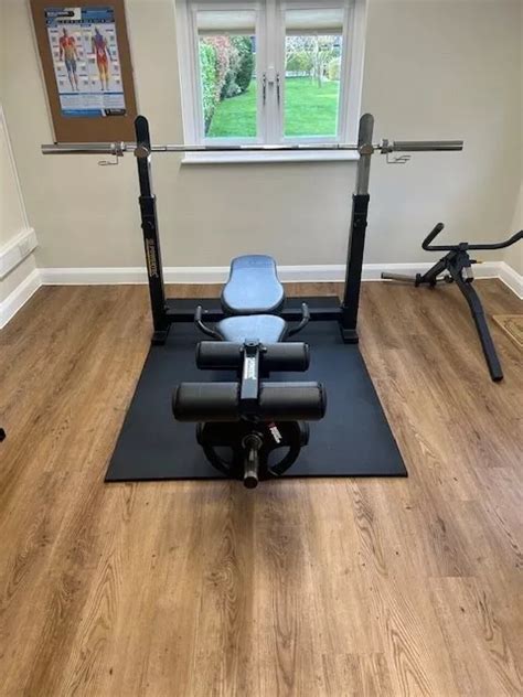 Powertec Work Bench With Leg Lift And Dip Press And 86kg Weight With