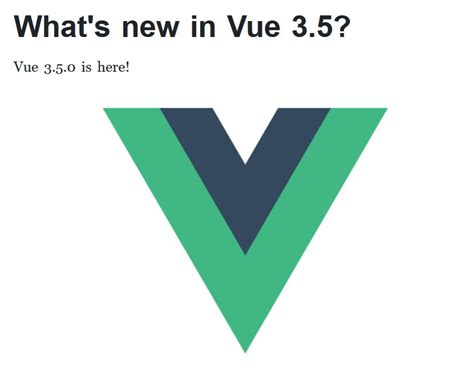 Stay Updated With Vuejs 35 Updates Vuejs Developers Posted On The