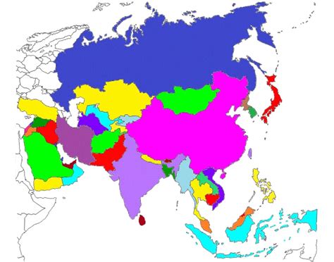 აზიის ქვეყნები Quiz