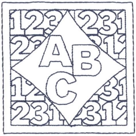 ABC Outline Machine Embroidery Design Embroidery Library At GrandSlamDesigns Com
