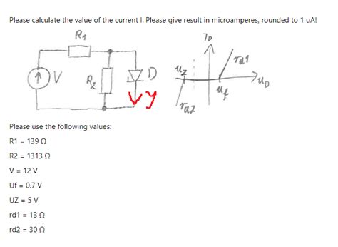 Solved Please Calculate The Value Of The Current I Please Chegg Com