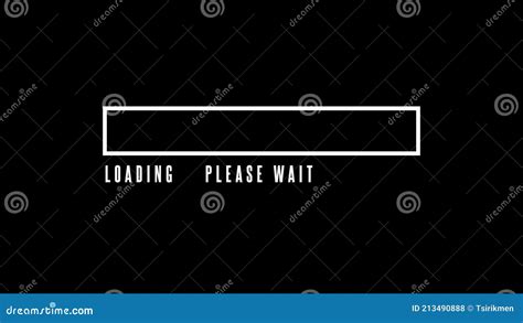 please wait loading animation