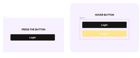 Interactive Hover Button Figma