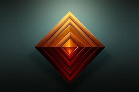 Premium Ai Image 3d Logo Design Dynamic Shape Metal