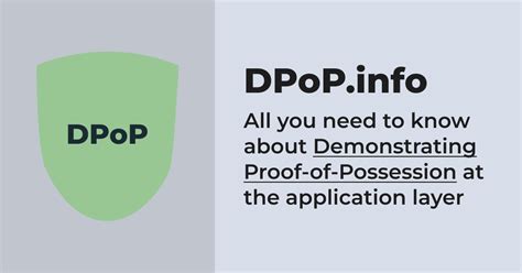 Interactive Dpop Demonstrating Proof Of Possesion Playground