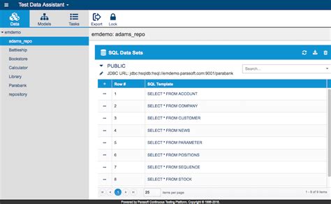 Test Data Assistant Sql Connector 10 Soatest And Virtualize 20231