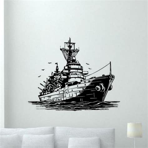 Us Navy Ship Decals Etsy
