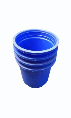 Blue Plastic Nursery Planter At ₹ 35piece Plastic Planter In
