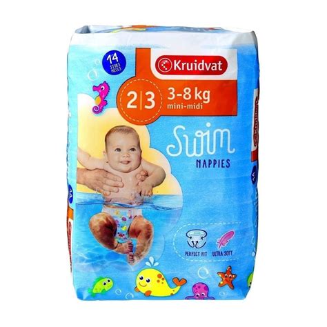 KRUIDVAT Swim Diapers Mini Midi 3 8kg 14 Pcs BabyPro