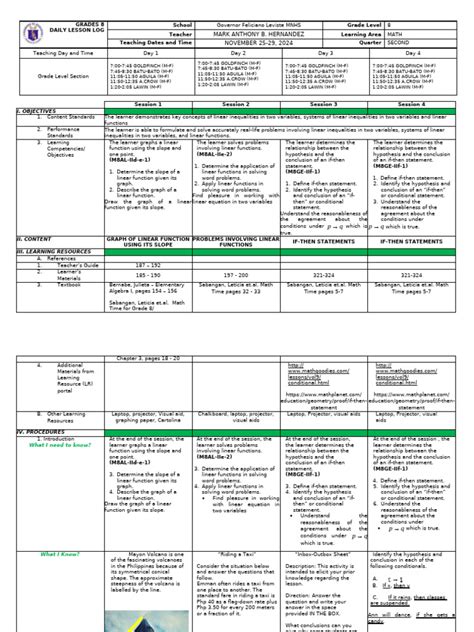 Dll Linear Functions Hypothesis Conclusion Mark Pdf Function Mathematics Mathematics