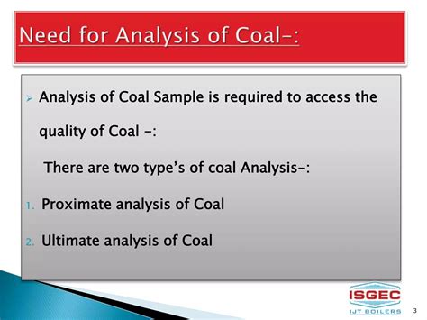 Proximate Analysis Of Coal Pptx Chemistry Science