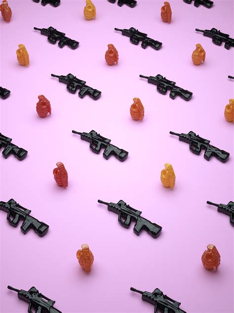 Candy Transformed Into Weapons By Cristian Girotto Fubiz Media