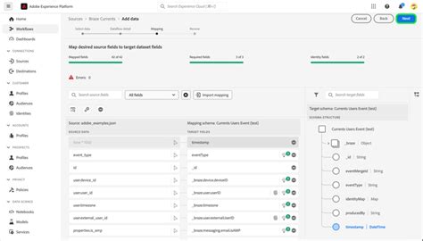 Create A Dataflow For Braze Data In The Ui Adobe Experience Platform