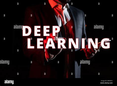 text sign showing deep learning business concept hierarchical