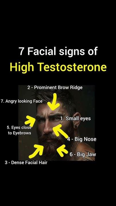 7 Signs On Your Face That Indicate High Testosterone Levels Youtube