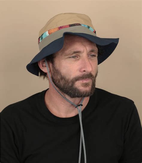 Beige Eco Responsible Bucket Hat Explore Booney Hat Harq Multi Buff