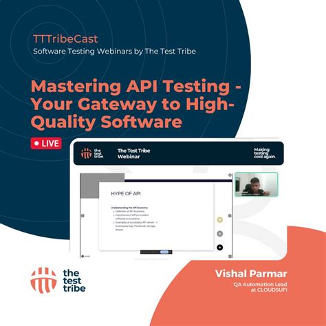 The Test Tribe On Linkedin Thetesttribe Softwaretesters Community Testing Webinar Api