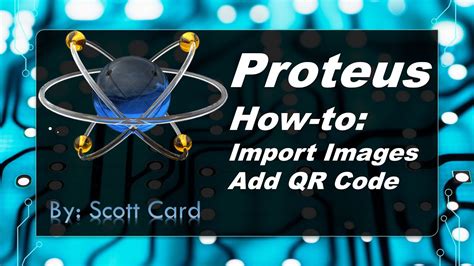 how to add images like qr codes to proteus youtube