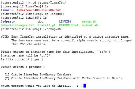 Install Oracle Timesten In Memory Database 704 On Linux Oracle